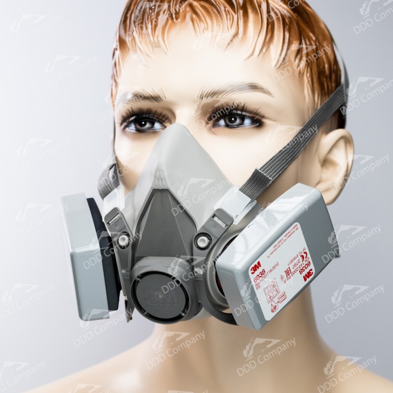 Set 2 buc Filtre 3M P3R - 6038 - pentru praf, ozon, gaze acide, fum de ...