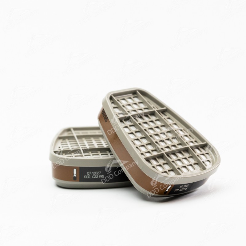 Set 2 buc Filtre 3M A2 - 6055 - pentru gaze si vapori organici ...